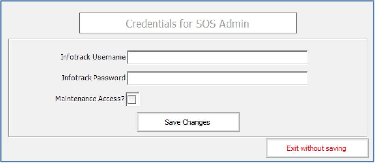 InfoTrack User Guide v2.16